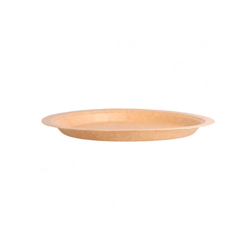 Kraft Paper Plate 180mm Diameter ECO