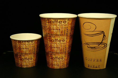 Paper Cups 220 ml White disposable 1000 units Cups